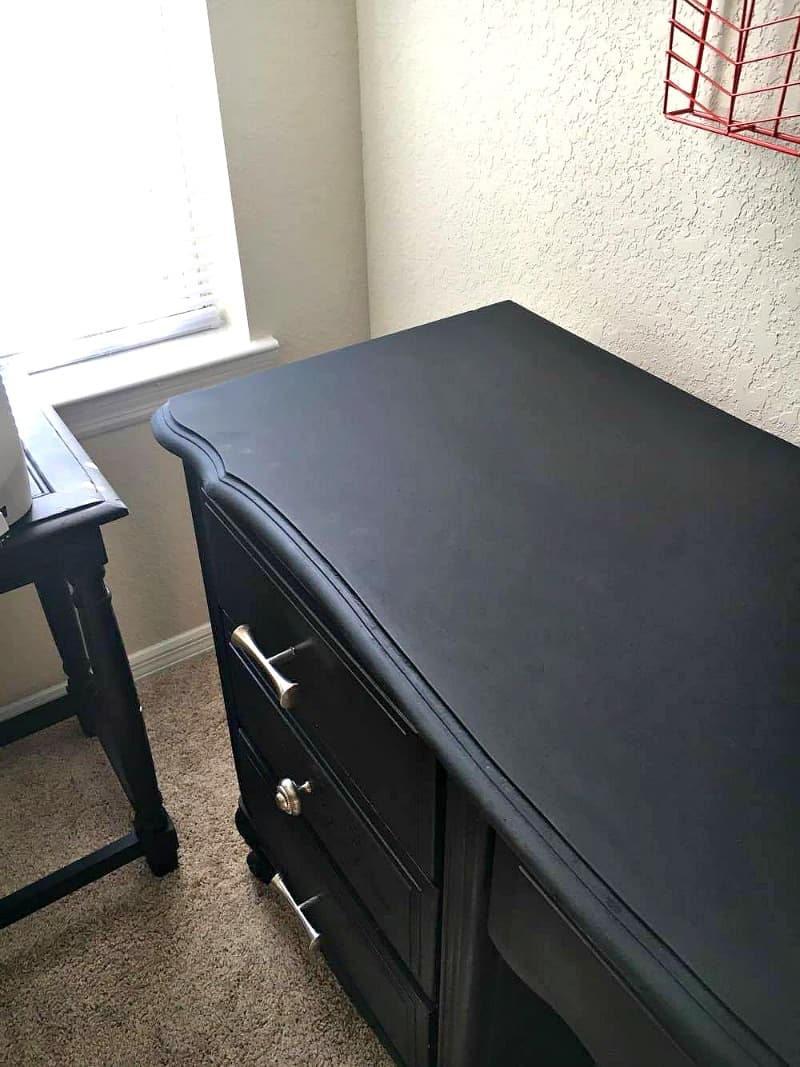 Easy Back To School DIY Chalkboard Surface Desk