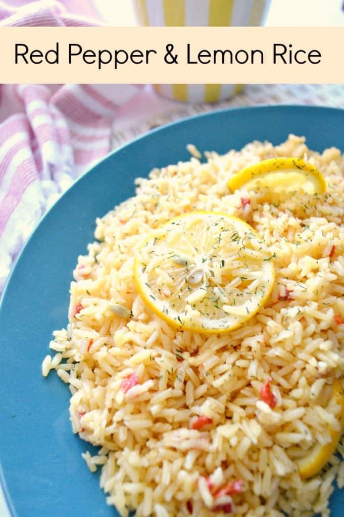 Red Pepper & Lemon Rice - Stylish Cravings Recipes