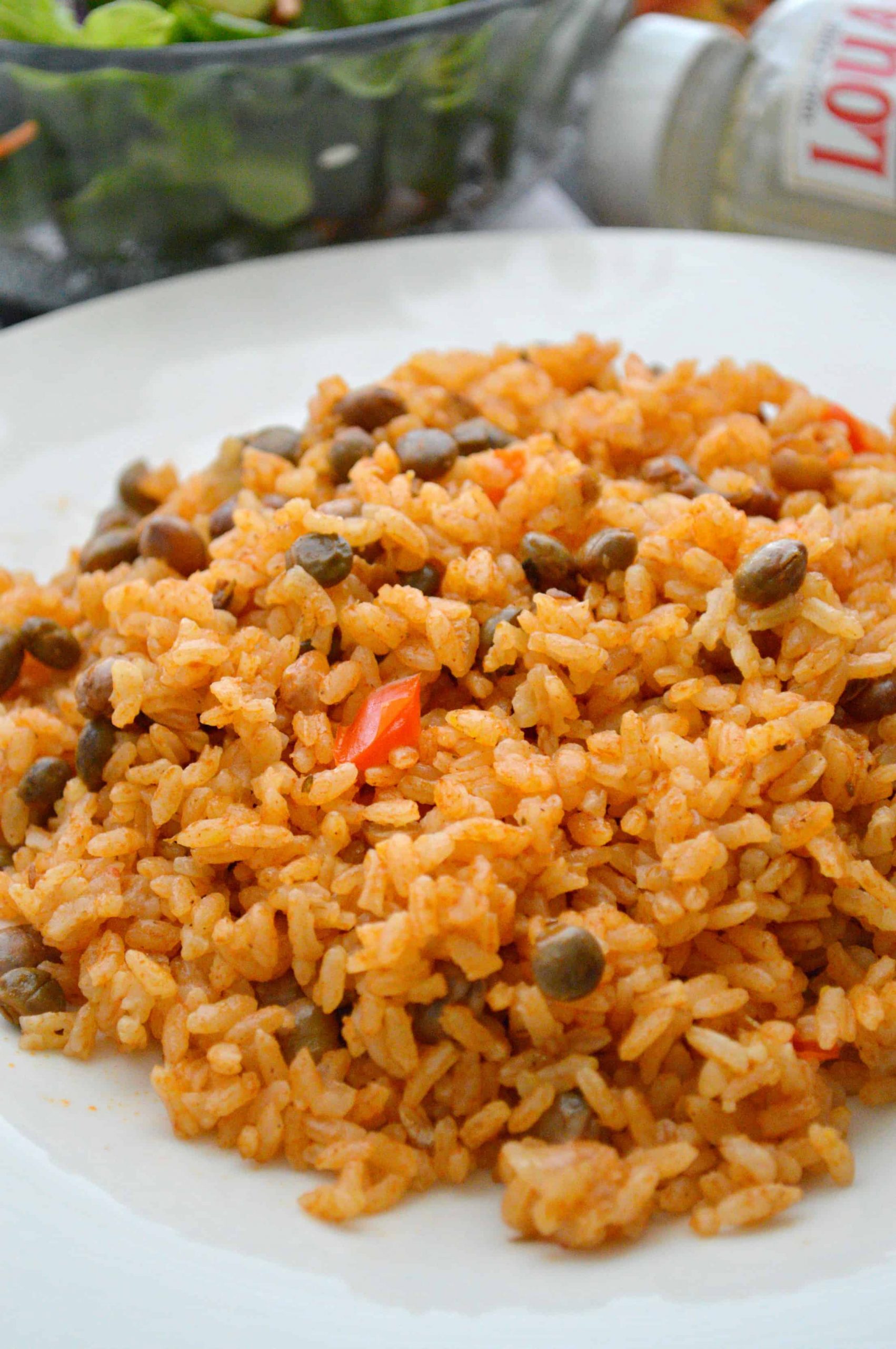 Quick & Easy To Make Arroz Con Gandule Using Liquid Coconut Oil