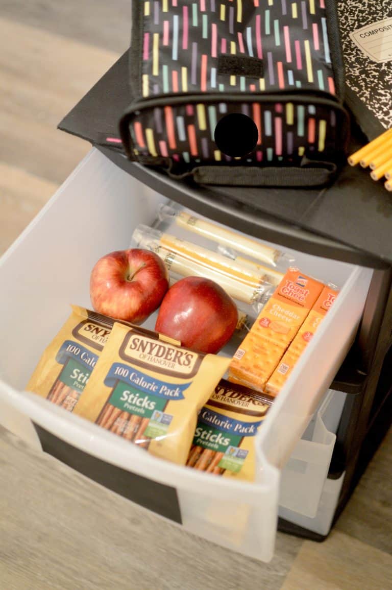 DIY Lunch Box Station - Stylish Cravings Back To School DIY