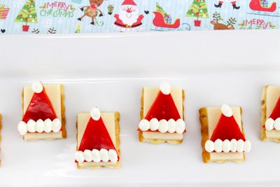 Santa Hat Appetizer - Stylish Cravings Holiday Recipes