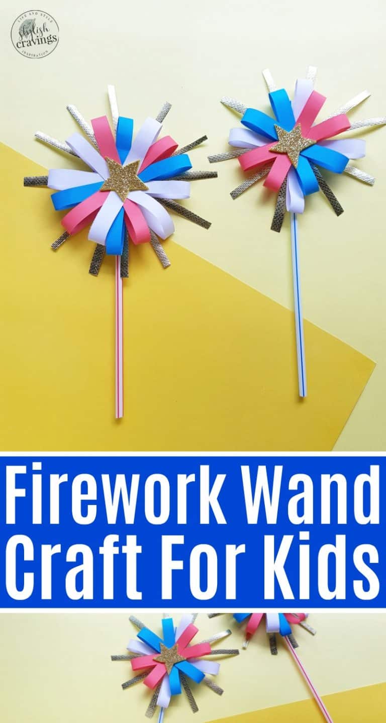 Paper Firework Craft - Stylish Cravings Crafts For Kids