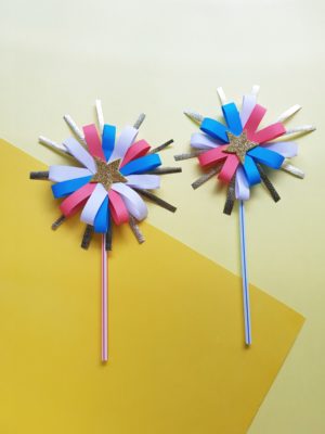 Paper Firework Craft - Stylish Cravings Crafts For Kids