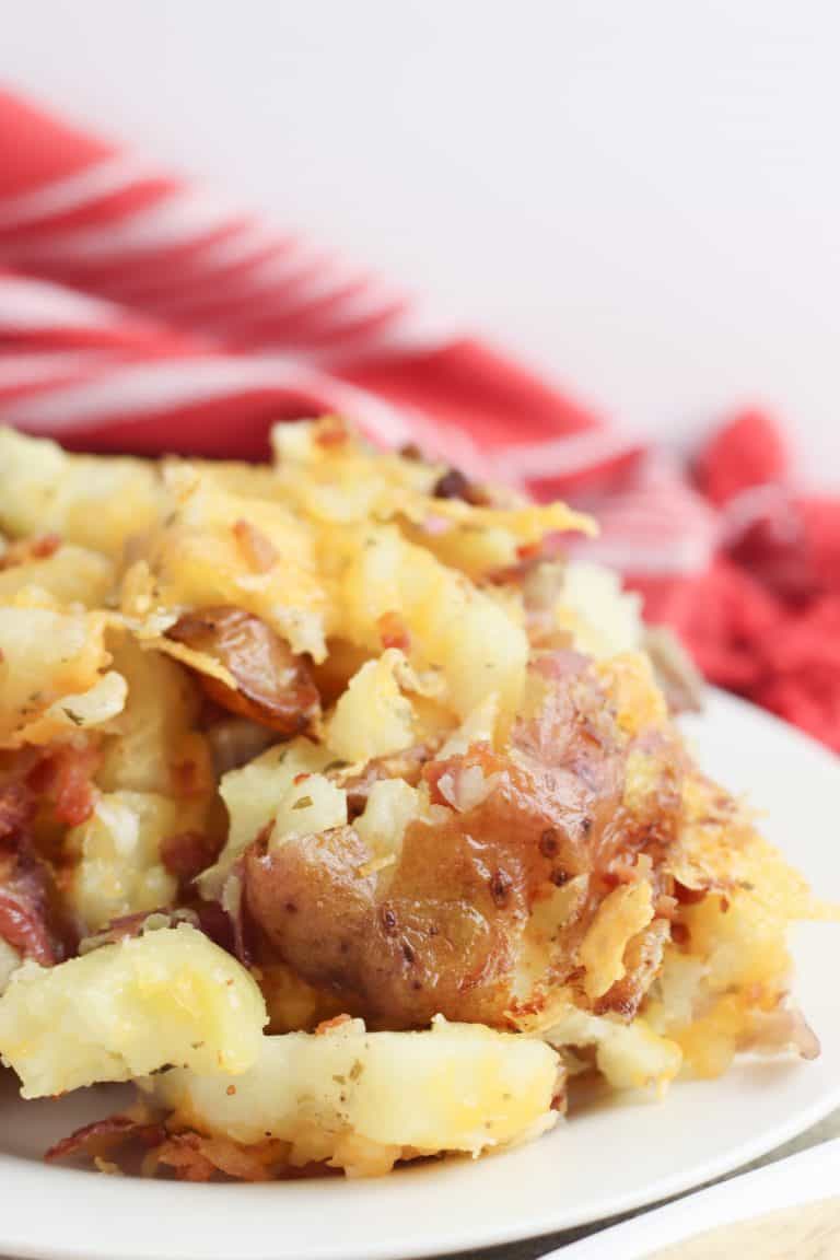 Ranch Smashed Potatoes - Easy delicious side dish