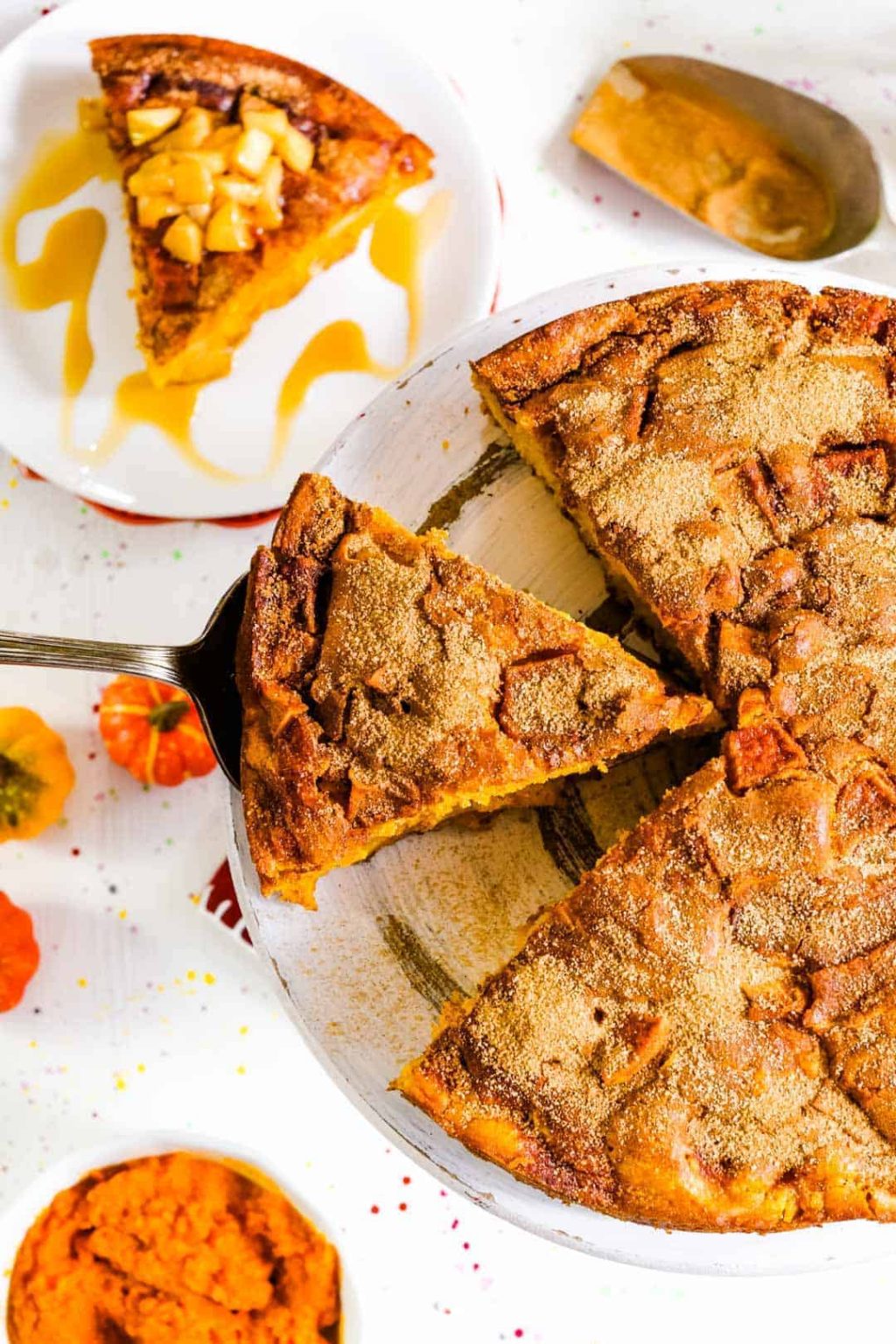 Pumpkin Apple Cake - Easy Classic Fall Recipe Perfect For Entertaining