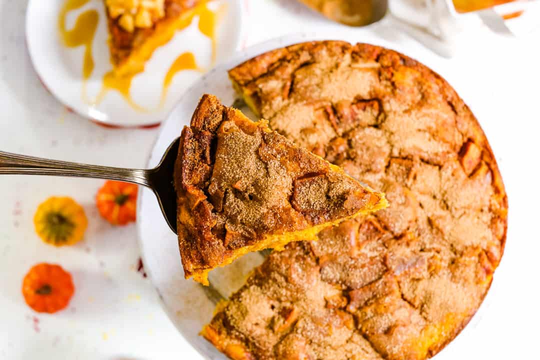 Pumpkin Apple Cake - Easy Classic Fall Recipe Perfect For Entertaining