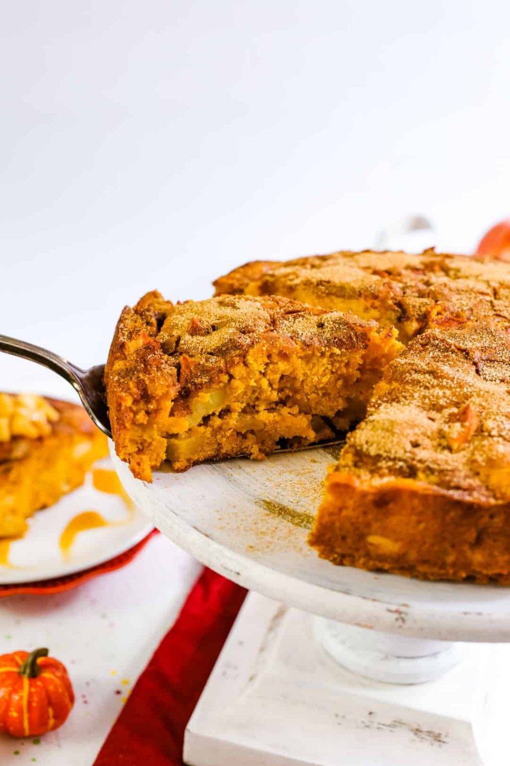 Pumpkin Apple Cake - Easy Classic Fall Recipe Perfect For Entertaining