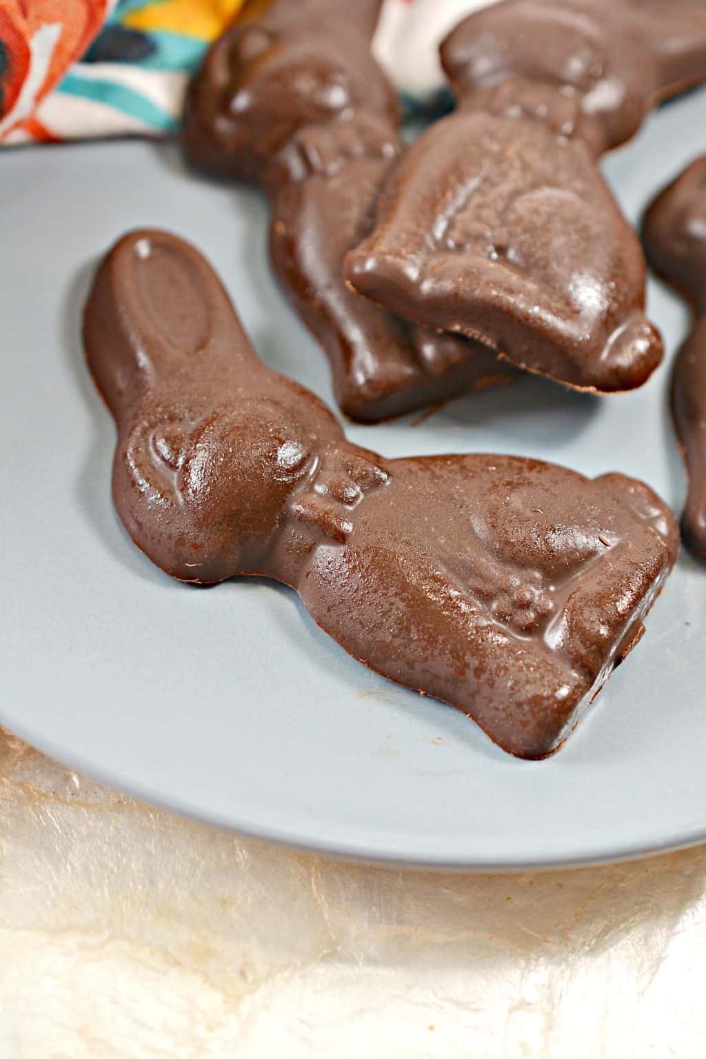 Keto Easter Chocolate Bunnies - Easy 4 Ingredient Recipe