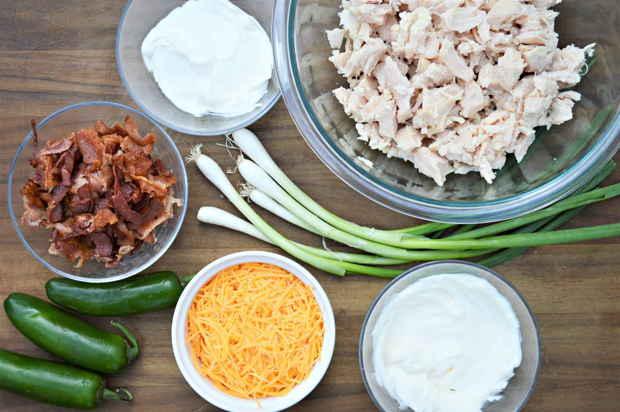 Jalapeno Popper Chicken Salad - Easy Low Carb Lunch