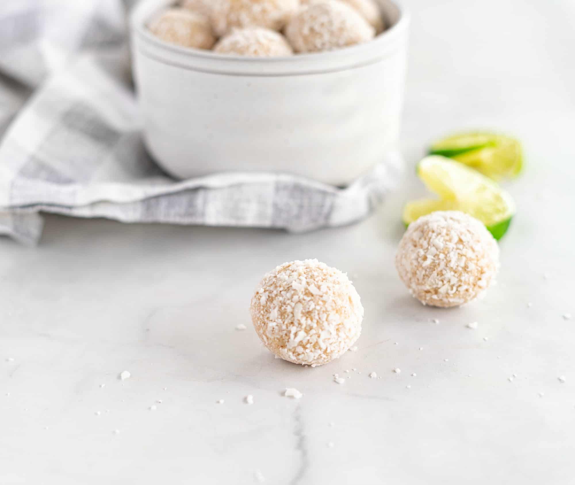 Keto Key Lime Fat Bombs - Easy No Bake Keto Dessert Recipe