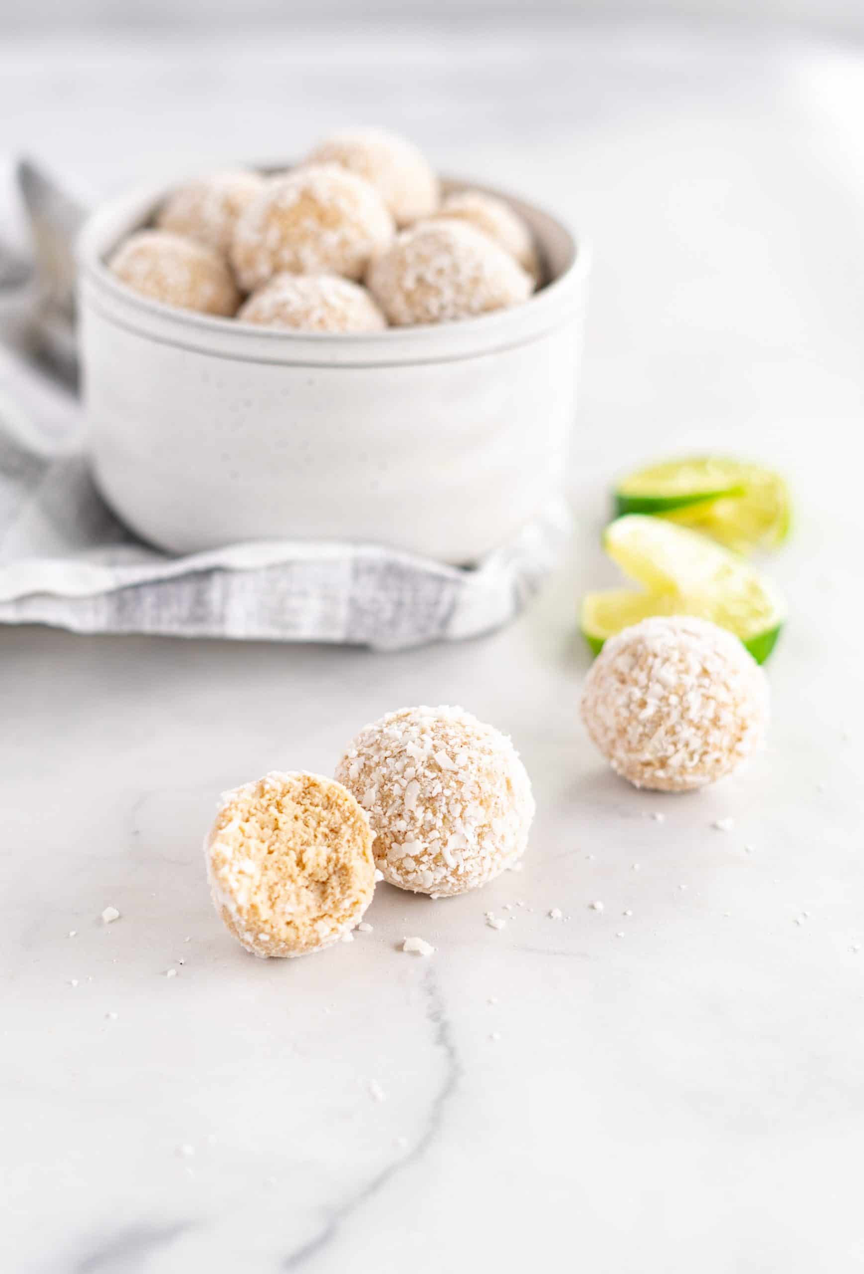 Keto Key Lime Fat Bombs - Easy No Bake Keto Dessert Recipe