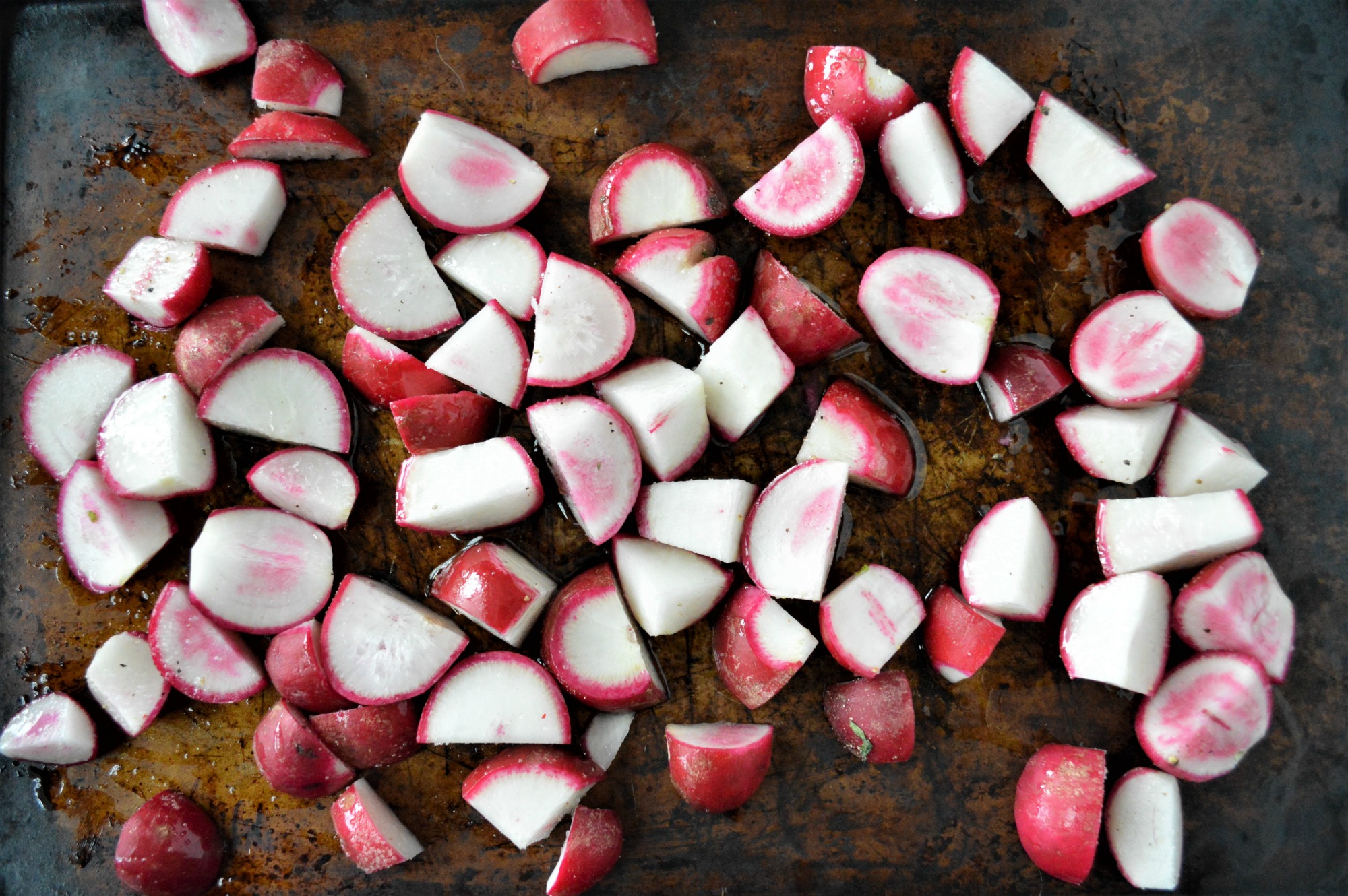 Keto Loaded Oven Roasted Radishes - Savory Low Carb Side Dish