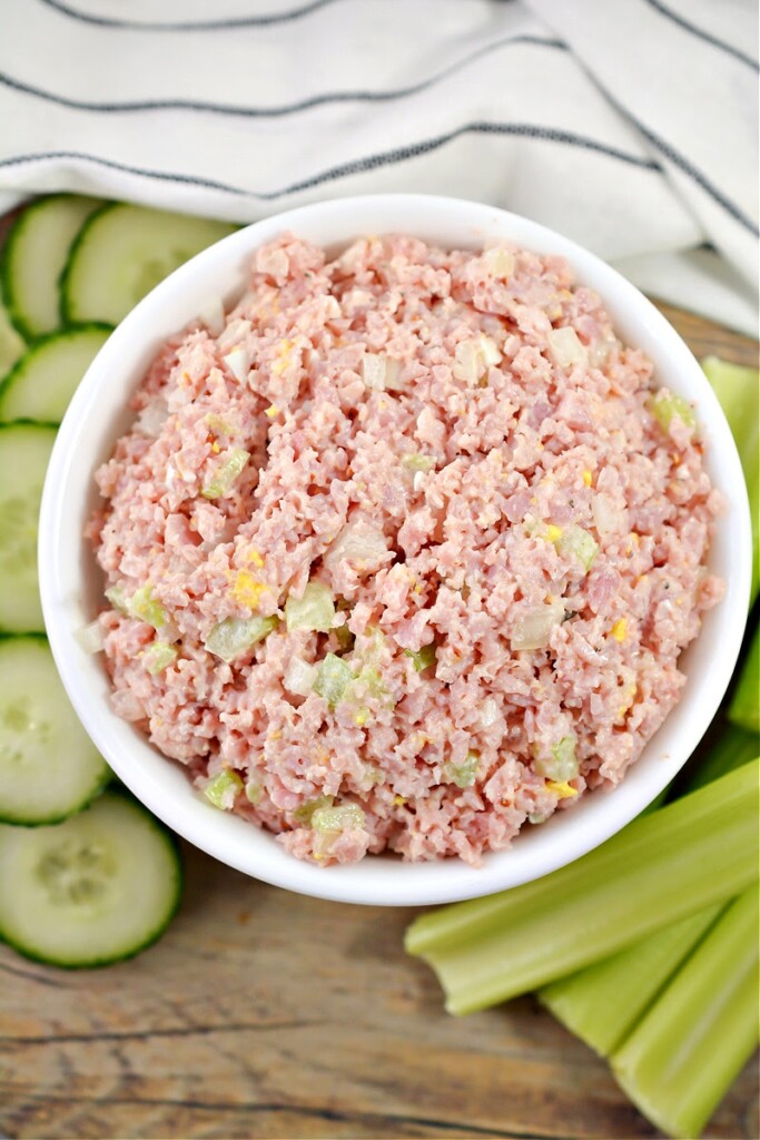Keto Deviled Ham Salad - 1 Net Carb Per Serving