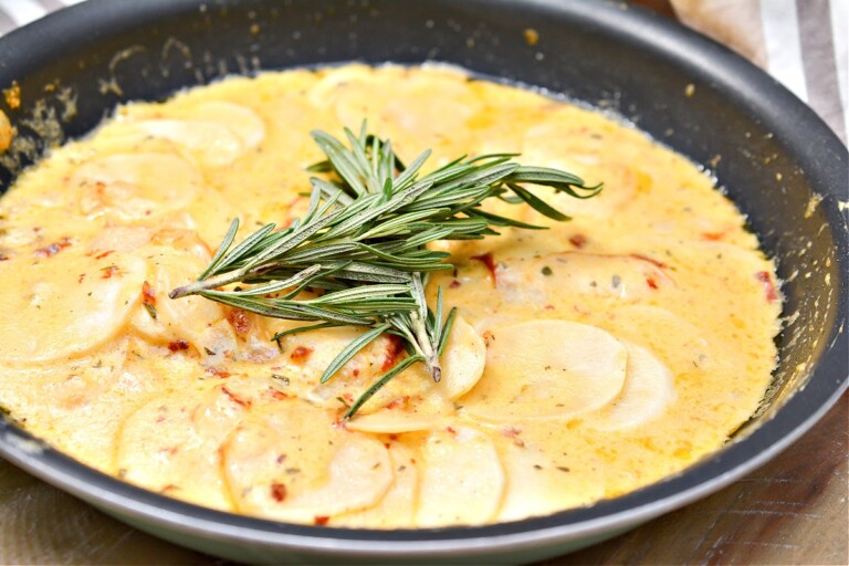 Keto Scalloped Turnips - Healthy Side Dish That Tastes Like Potatoes