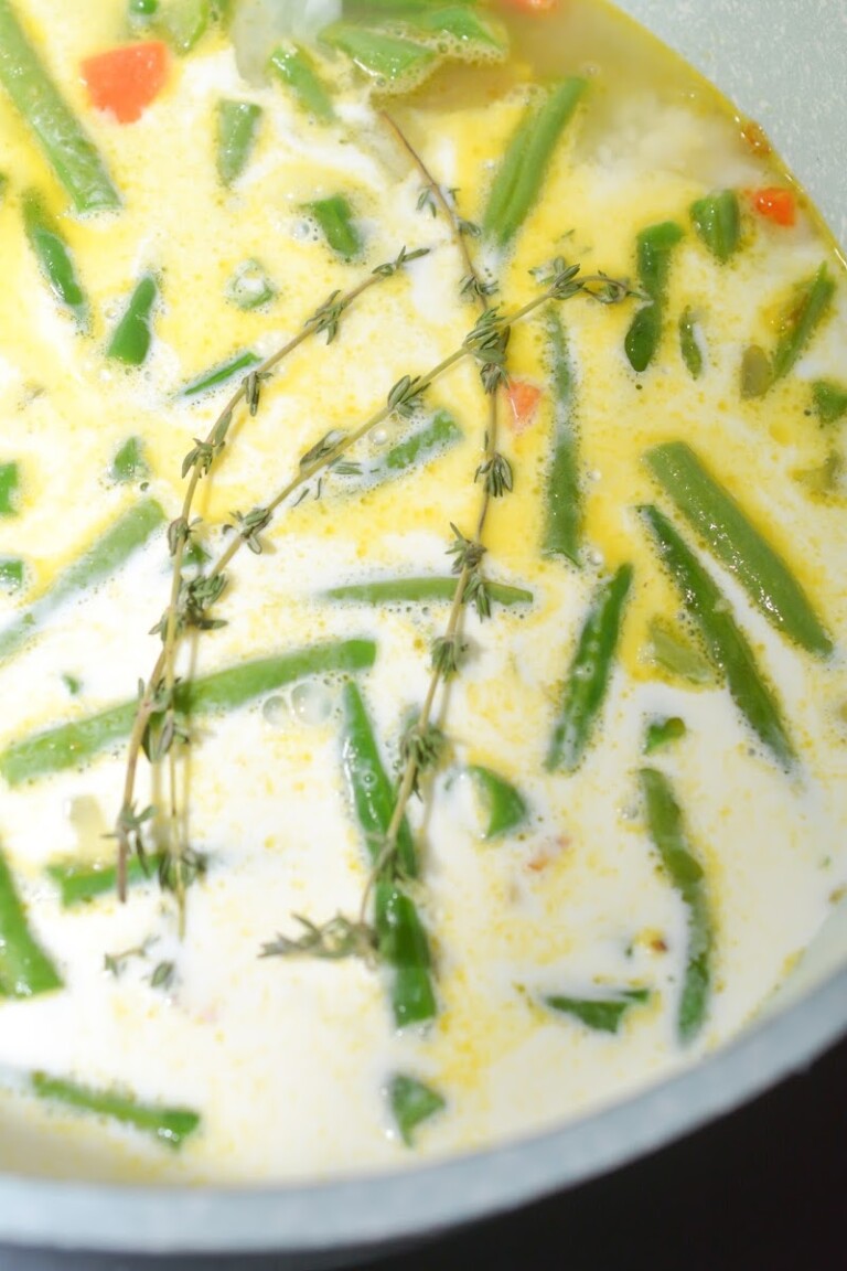 Creamy Keto Chicken Stew With Vegetables - Stove Top Recipe
