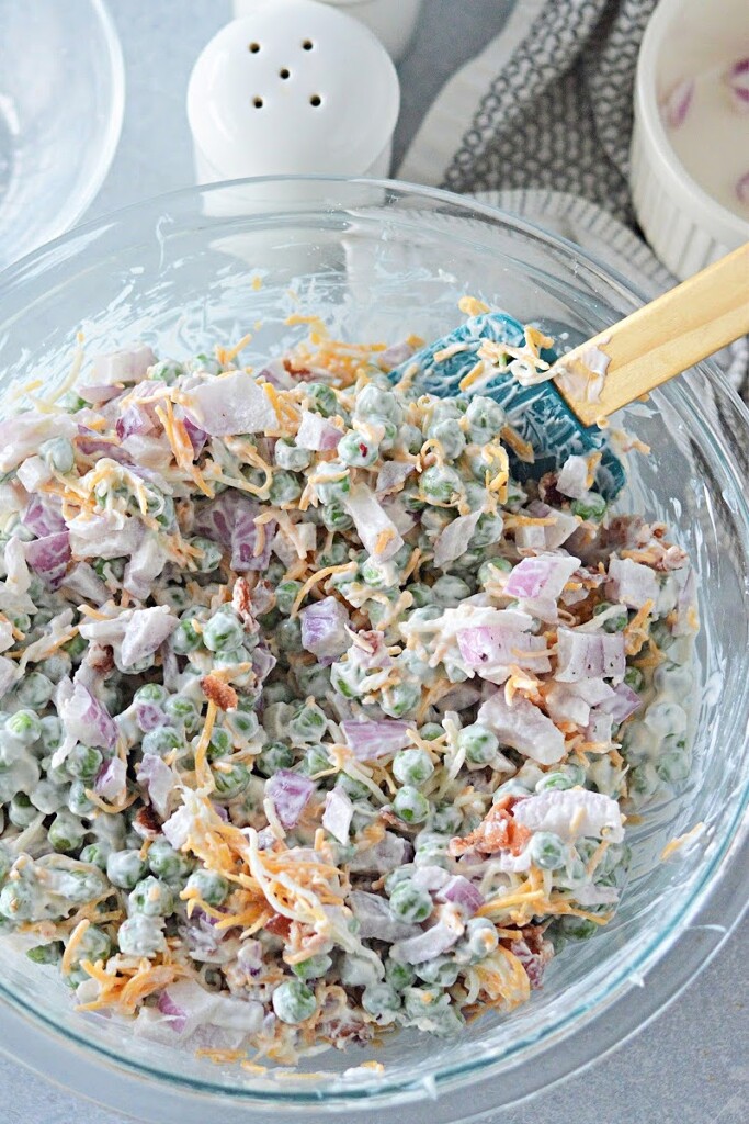 Low-Carb Pea Salad - The Perfect Family Dinner Side Dish