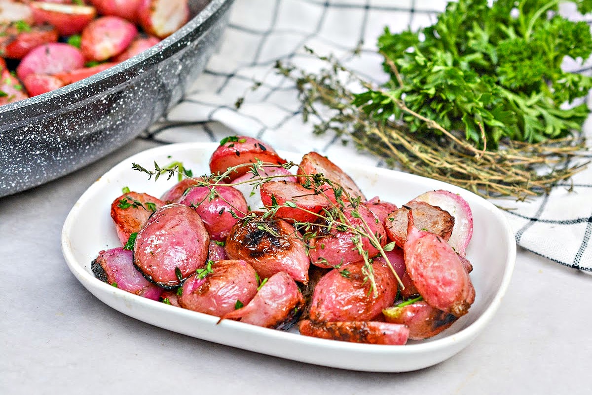 Low-Carb Brown Butter Sauteed Radishes - 1 Net Carb