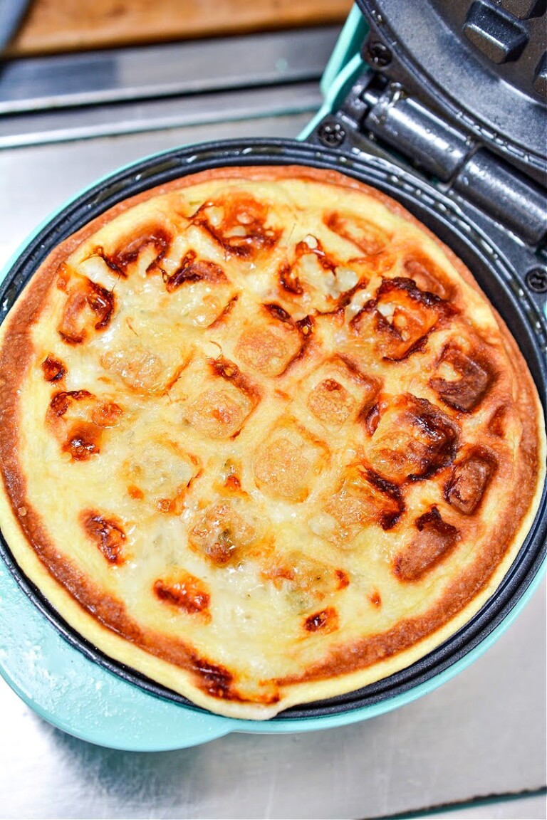 Keto Strawberry Shortcake Chaffle Chips and Dip