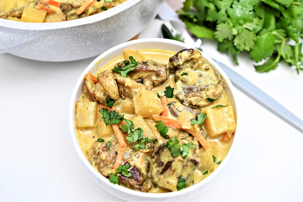 Low Carb Coconut Curry Beef Stew - Easy Filling Recipe