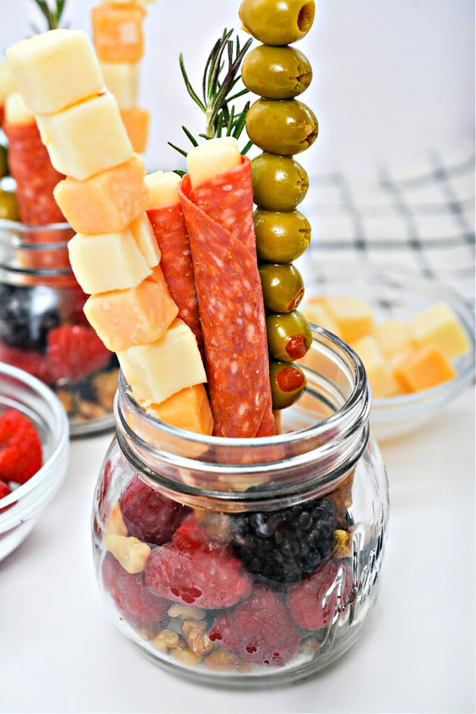 Keto Charcuterie Jars - Stylish Cravings