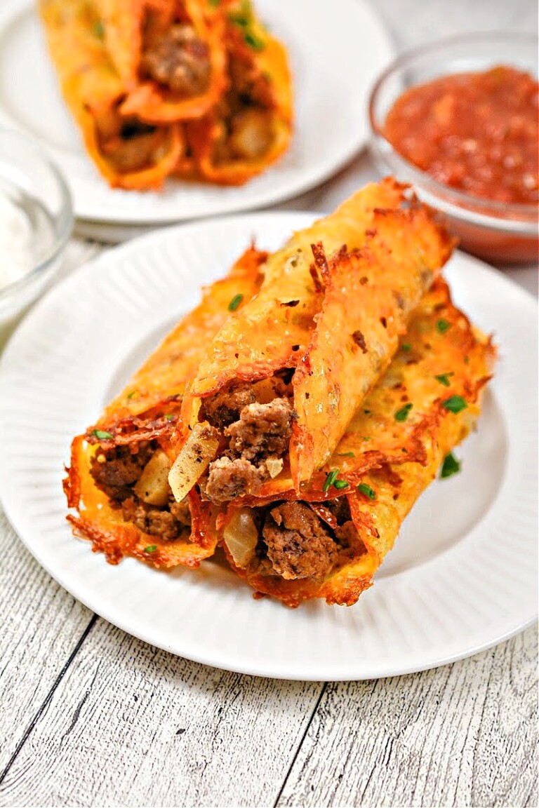 Keto Empanada Roll Ups - 2 Net Carbs Per Serving