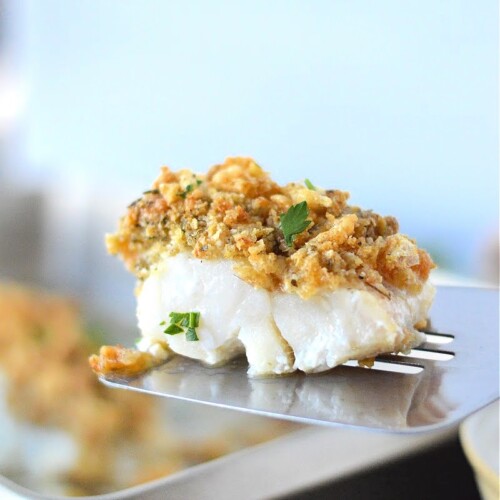 Keto Crispy Buttery Parmesan Crusted Cod 1 Net Carb Per Serving