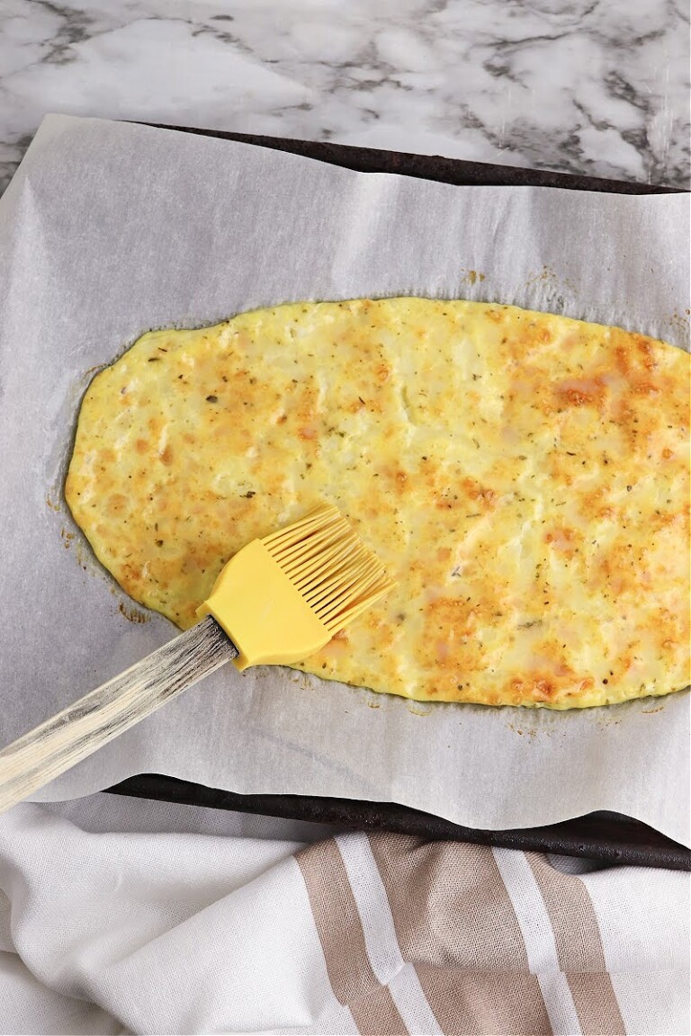 Keto Cottage Cheese Flatbread - 2 Net Carbs Per Serving