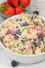 Keto Summer Berry Chicken Salad - Easy To Make Recipe