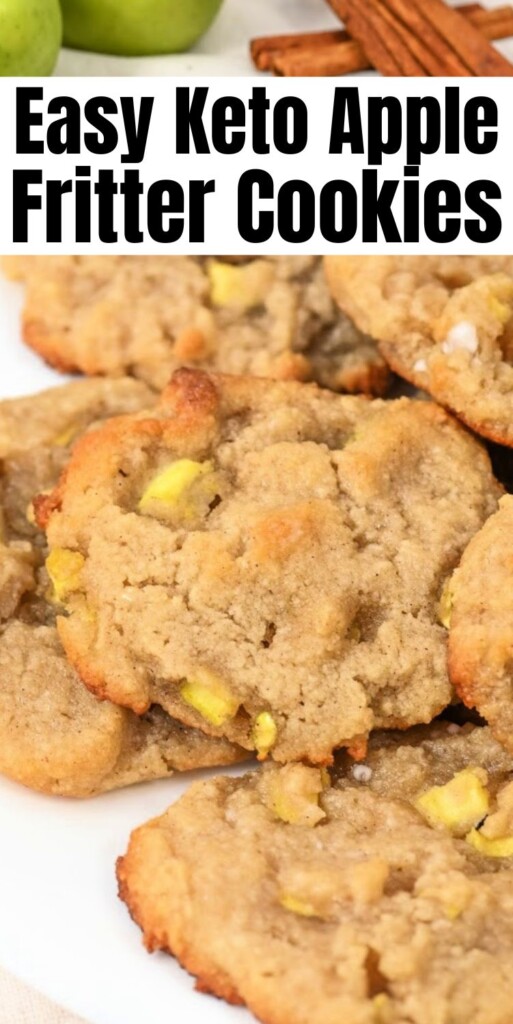 Keto Apple Fritter Cookies - Easy Tasty Recipe