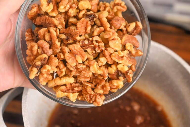 Keto Brown Sugar Candied Walnuts - 3 Net Carbs Per Serving