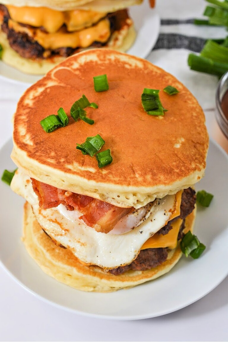Keto Pancake Breakfast Smashburgers - Easy To Make