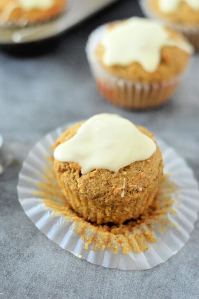 Keto Gingerbread Muffins With Icing - Easy Low Carb Recipe