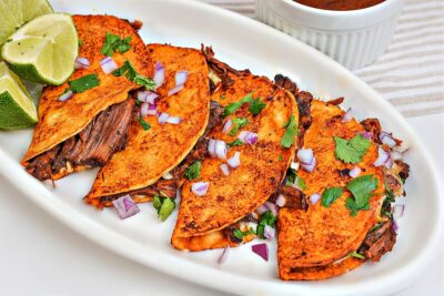 Keto Beef Birria Tacos - Easy Healthy Dinner