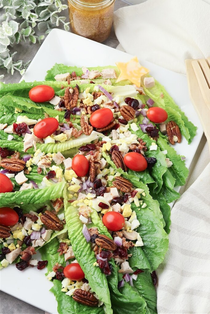 Low Carb Christmas Tree Salad - Festive Keto Friendly Recipe