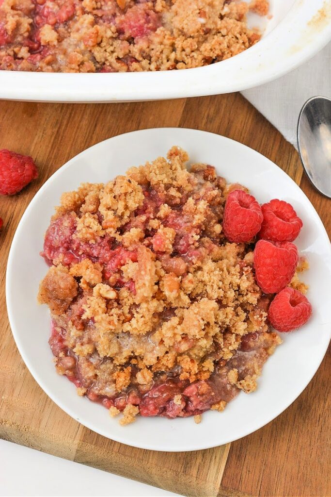 Low Carb Raspberry Crumble - Easy To Make Recipe