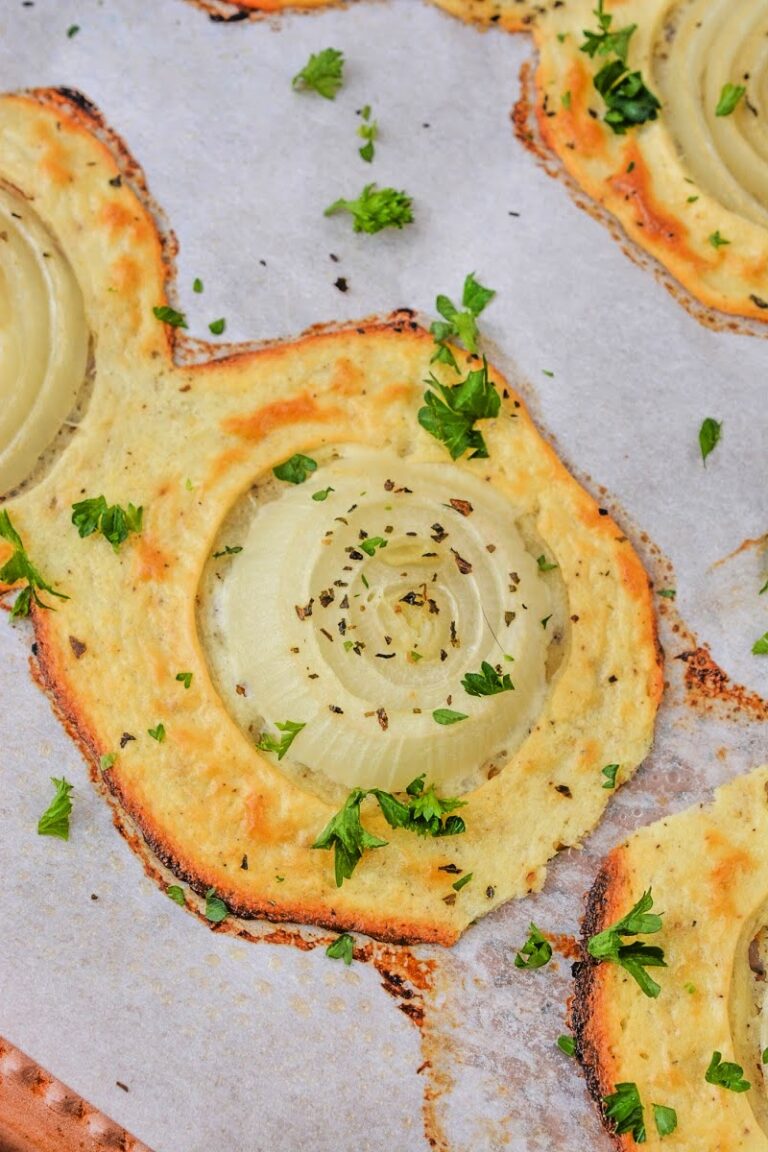 Low-Carb Healthy Onion Rings - Easy To Make