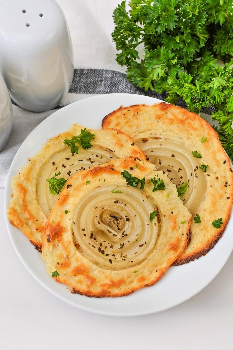 Low-Carb Healthy Onion Rings - Easy To Make