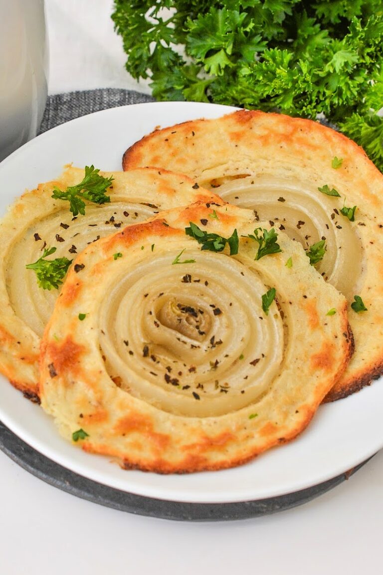 Low-Carb Healthy Onion Rings - Easy To Make