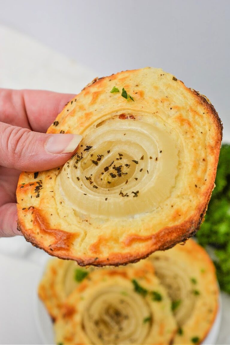 Low-Carb Healthy Onion Rings - Easy To Make