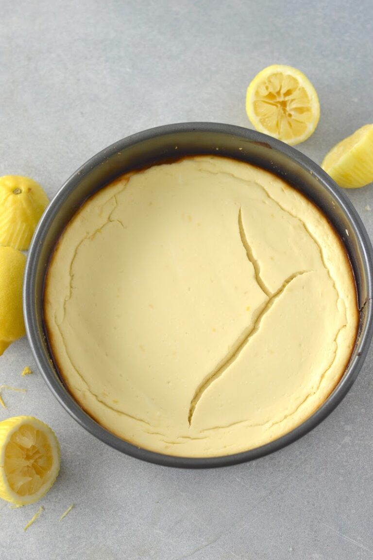 Keto High Protein Lemon Cheesecake - Easy Healthy Recipe