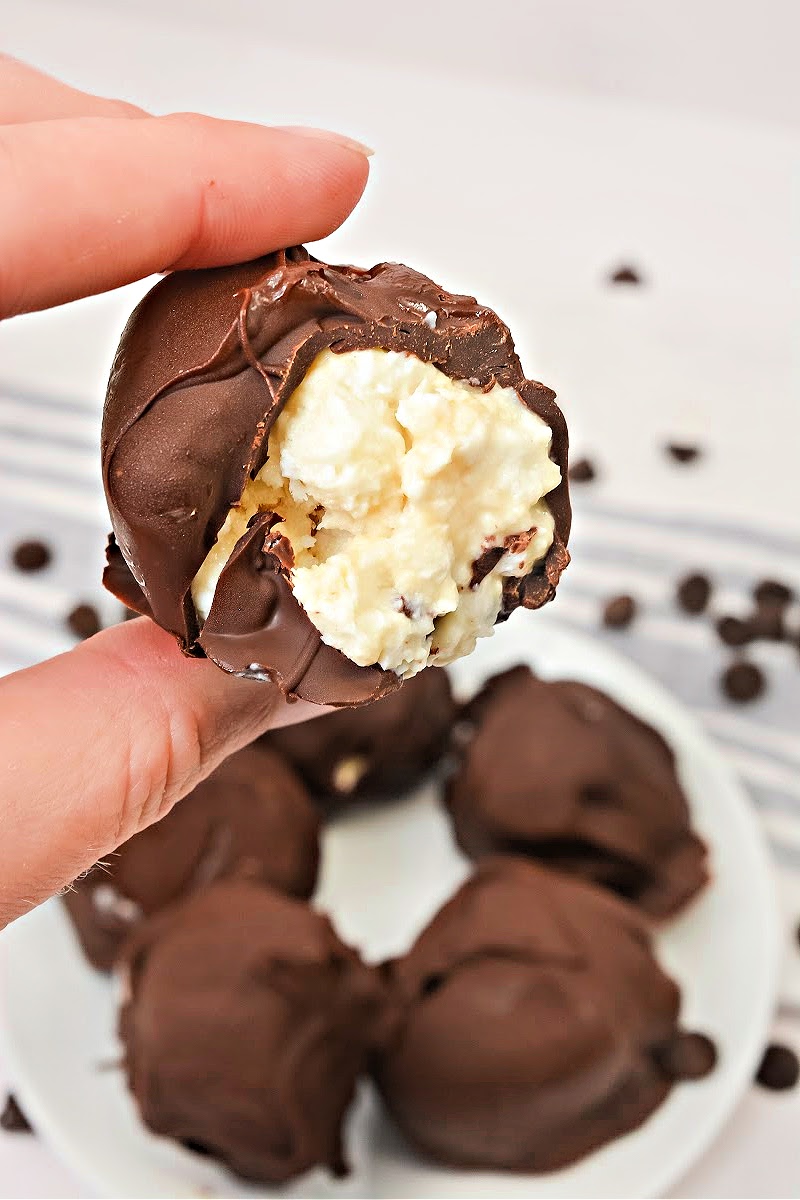Low Carb Cottage Cheese Chocolate Clusters - 4 Net Carbs