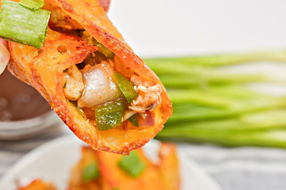 Keto BBQ Chicken Roll-Ups - 2 Net Carbs Per Serving